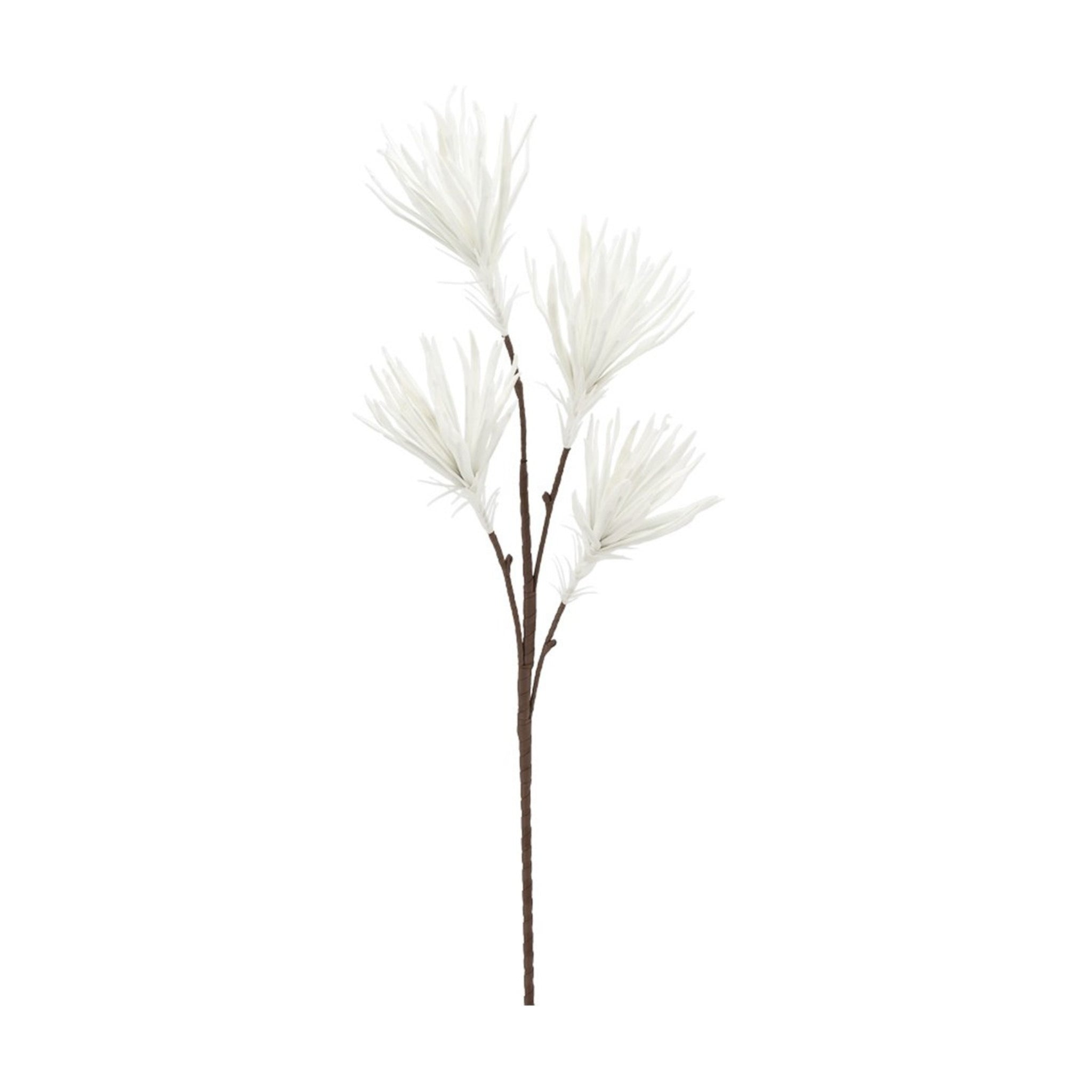 Desert White Papyrus Stem – 99cm Handmade Faux Floral Accent – Smart ...